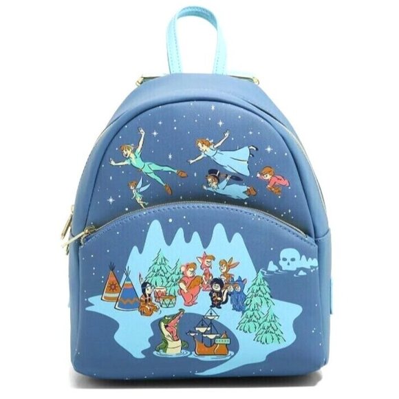 Loungefly | Bags | Loungefly Disney Peter Pan Never Land Mini Backpack ...